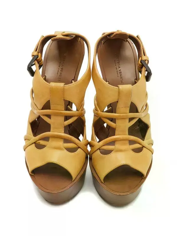 Bottega Veneta Strappy Platform Sandals