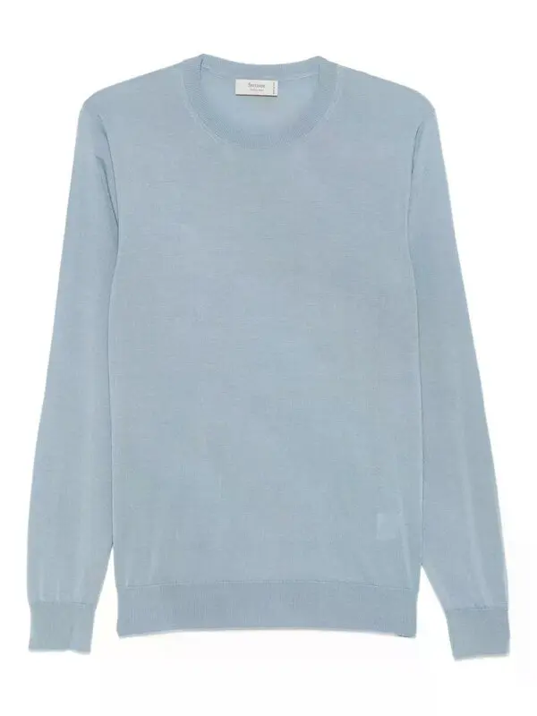FERRANTE Crew-neck Sweater - Blue