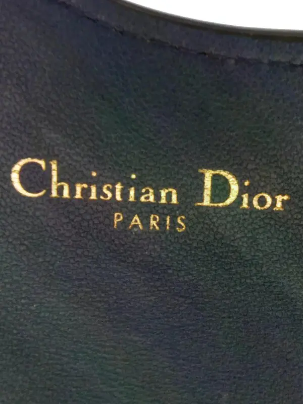 Dior Goatskin Saddle Bloom Card Holder