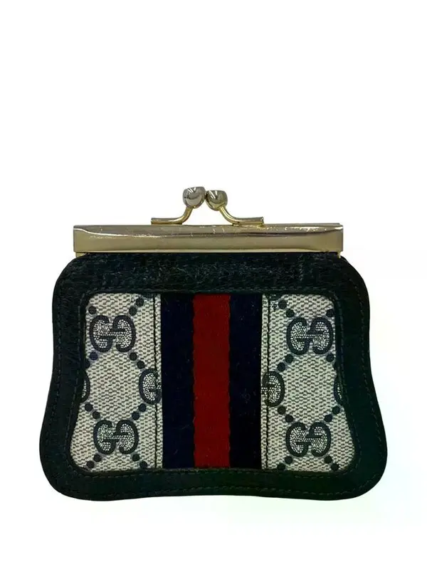 Gucci 2000-2015 Gg Supreme Web Purse Coin Pouch
