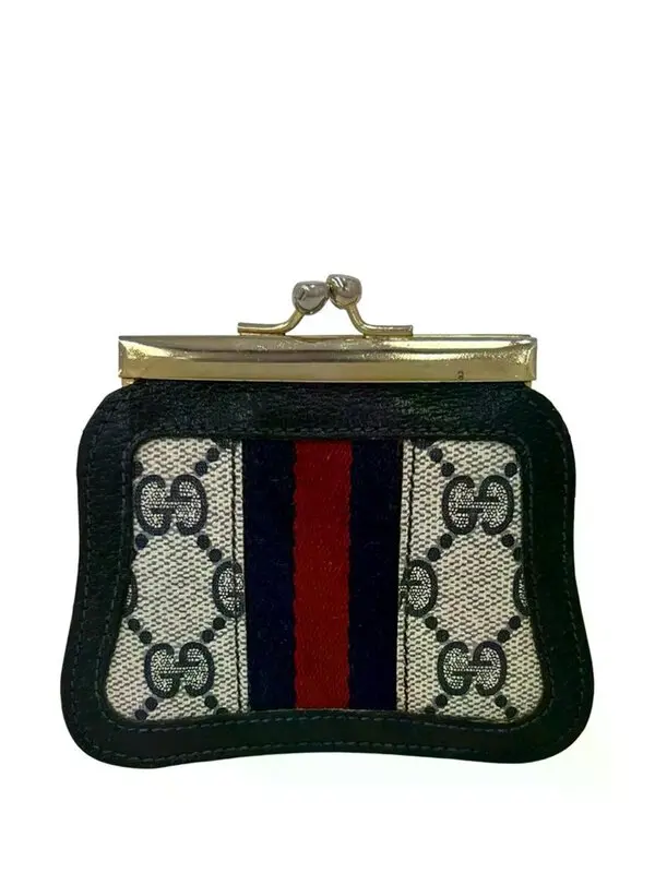 Gucci 2000-2015 Gg Supreme Web Purse Coin Pouch