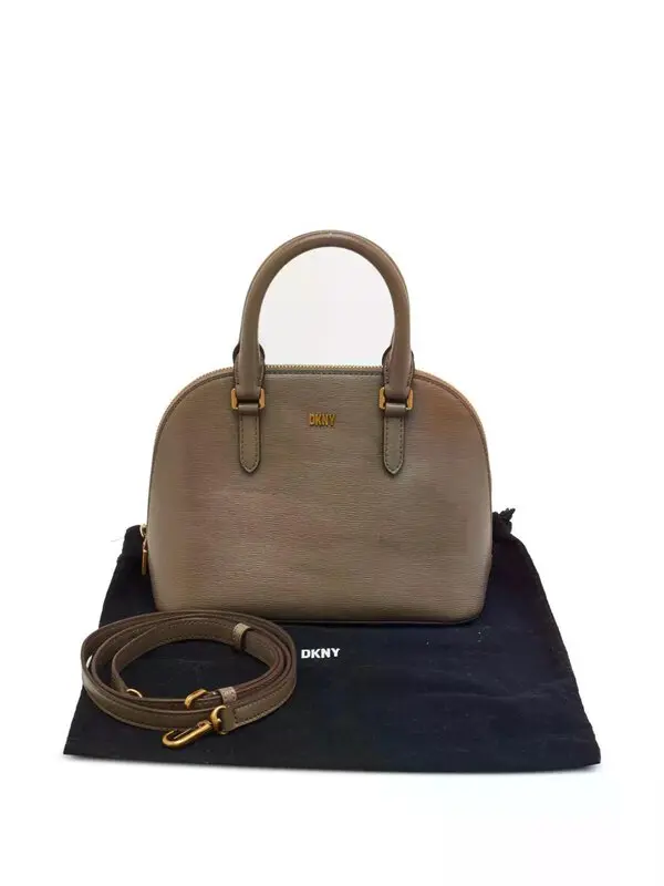 Dkny Dome Leather Tote Bag
