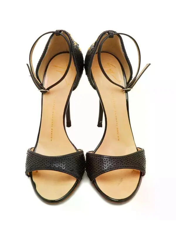 GIUSEPPE ZANOTTI Sequin-embellished Heeled Sandals
