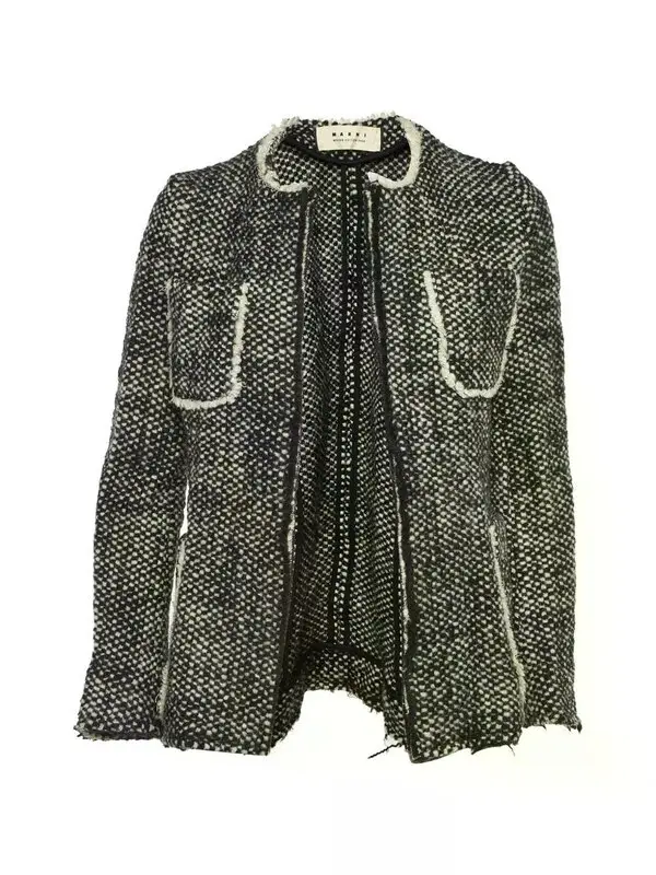 Marni Knitted Patch-pocket Jacket
