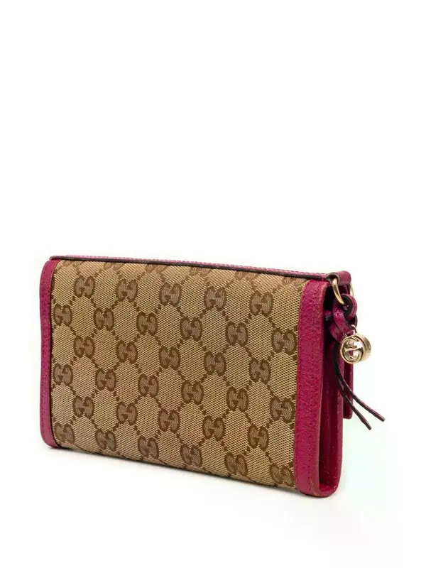 Gucci 2000-2015 Gg Canvas Bree Wallet Long Wallets