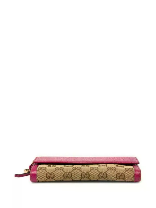 Gucci 2000-2015 Gg Canvas Bree Wallet Long Wallets