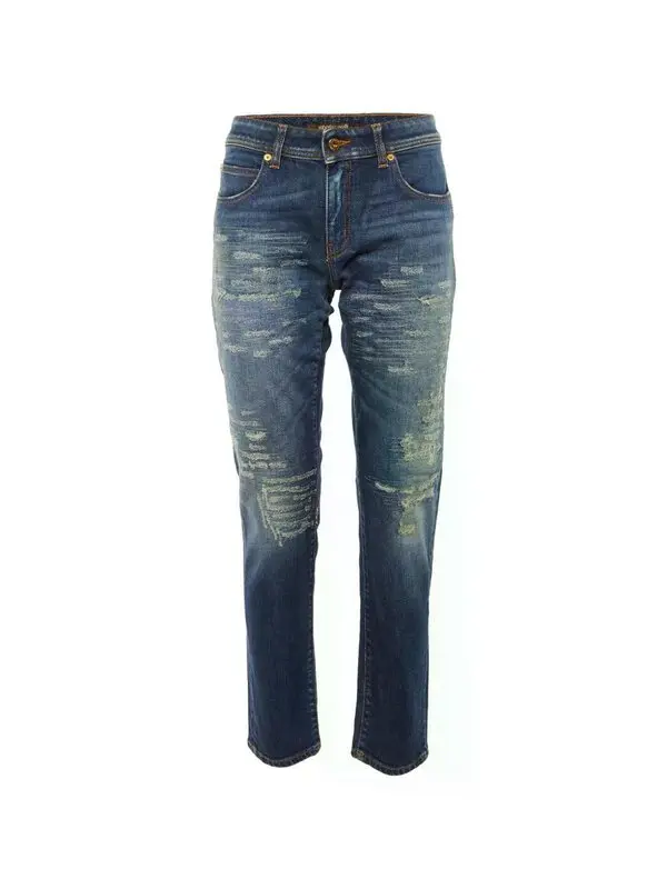 Roberto Cavalli Distressed Skinny Jeans