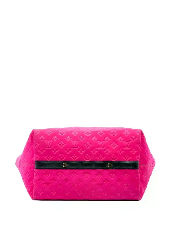 LOUIS VUITTON Monogram Embossed Neoprene Scuba Mm Tote Bag