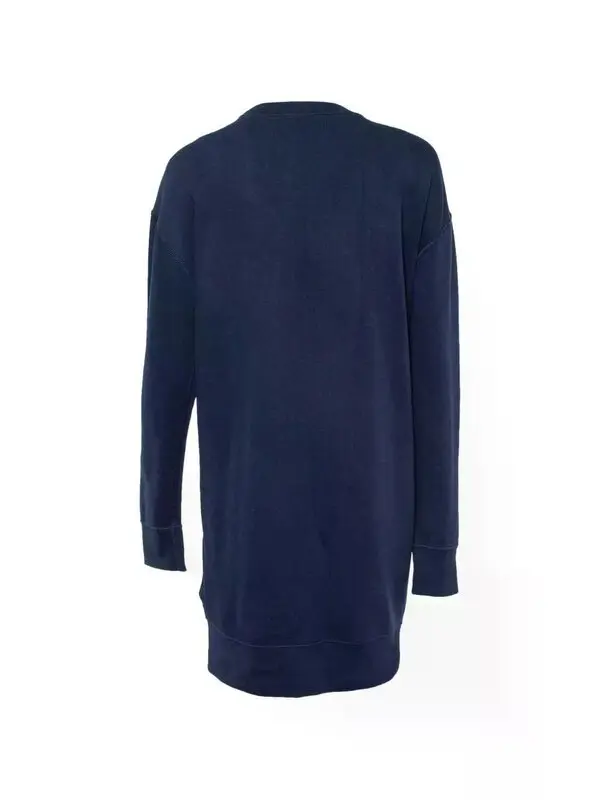 Polo Ralph Lauren Letter Applique Sweater Dress - Blue