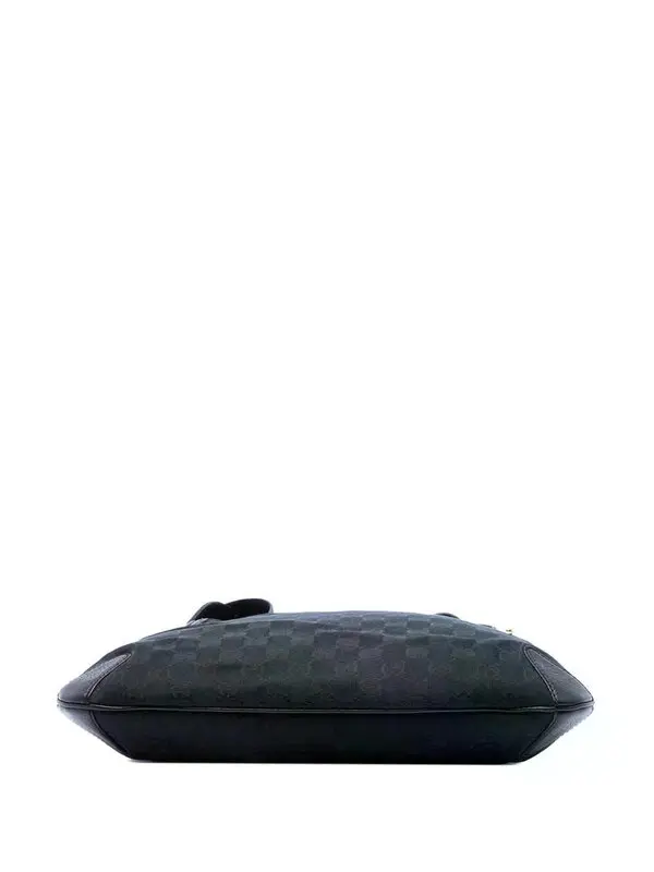 Gucci Gg Canvas Horsebit Creole Hobo Bag