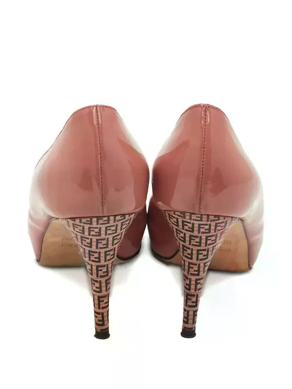 Fendi Ff Logo Peep-toe Pumps
