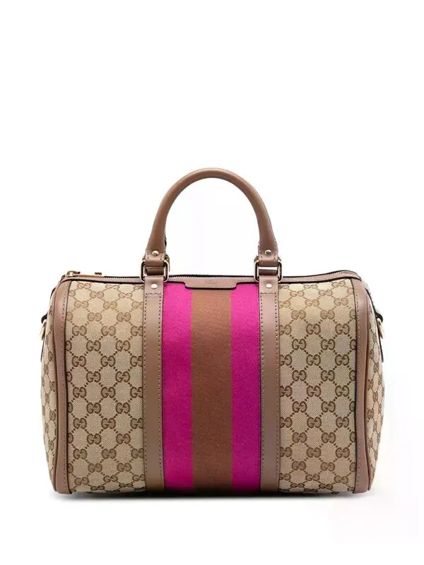 Gucci Gg Canvas Web Joy Boston Bag