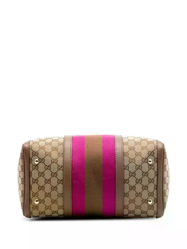 Gucci Gg Canvas Web Joy Boston Bag
