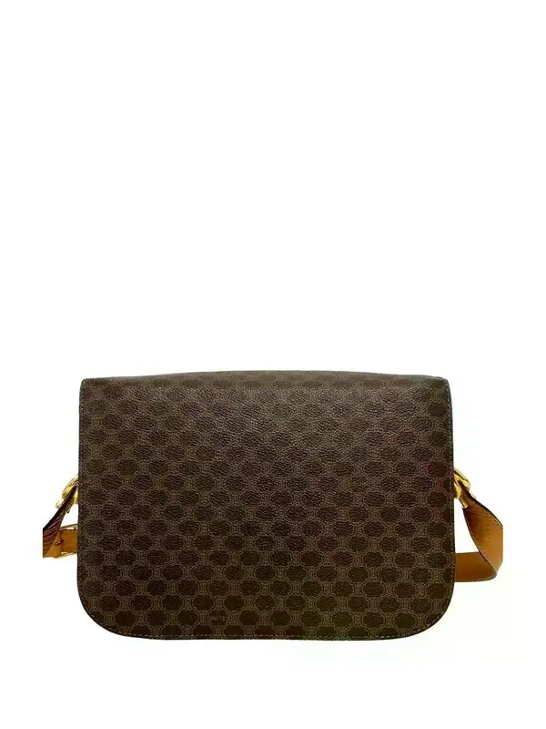 Celine 20th Century Macadam Coated Canvas Crossbody Bag