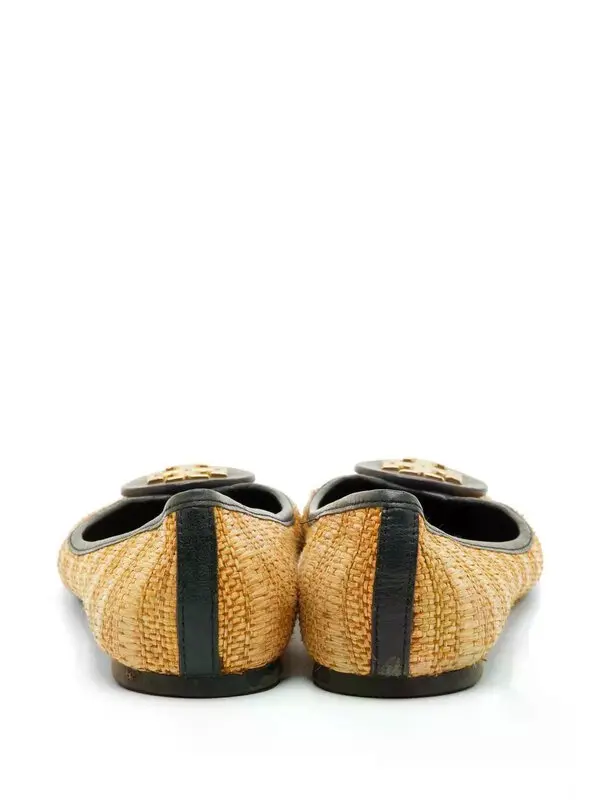 Tory Burch Reva Raffia Ballet Flats