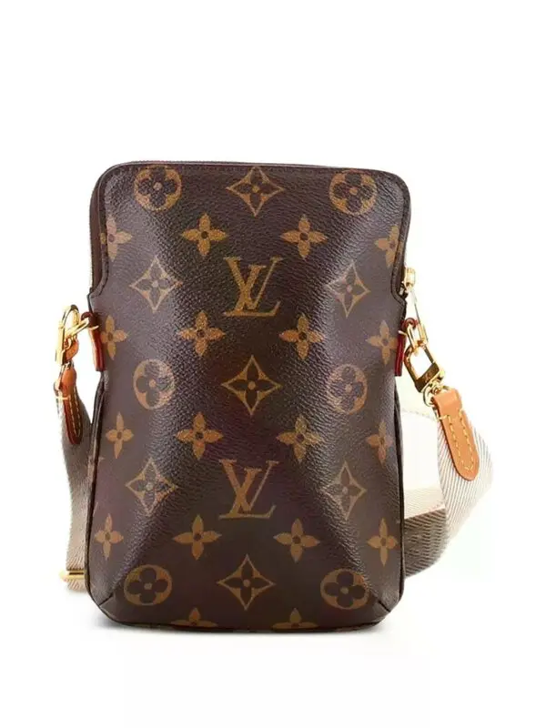 LOUIS VUITTON Monogram Canvas Utility Phone Sleeve Bag