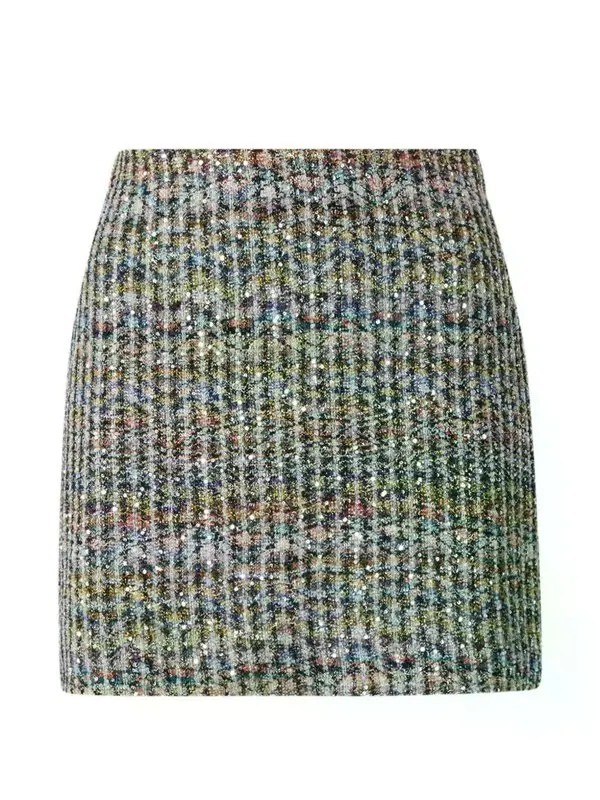 Missoni Sequined Chevron Viscose-blend Mini Skirt