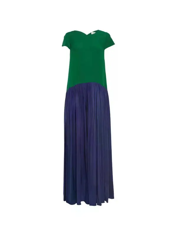 Kenzo Crepe Maxi Dress - Green