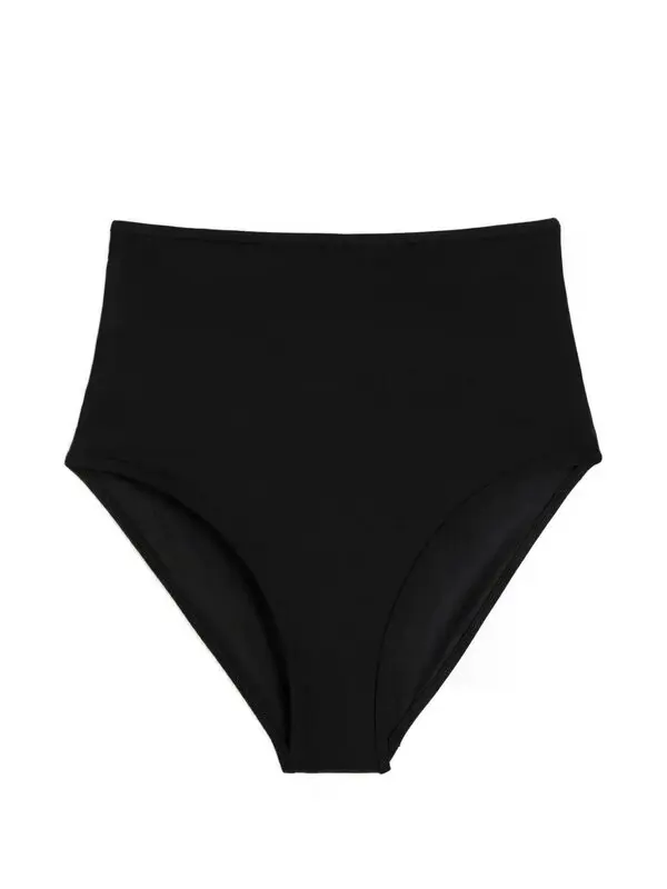 TOTEME High-waisted Bikini Bottoms - Black