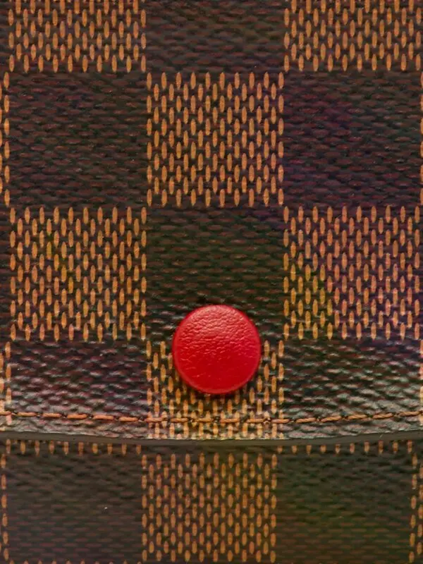 LOUIS VUITTON 2015 Emilie Damier Ebene Wallet
