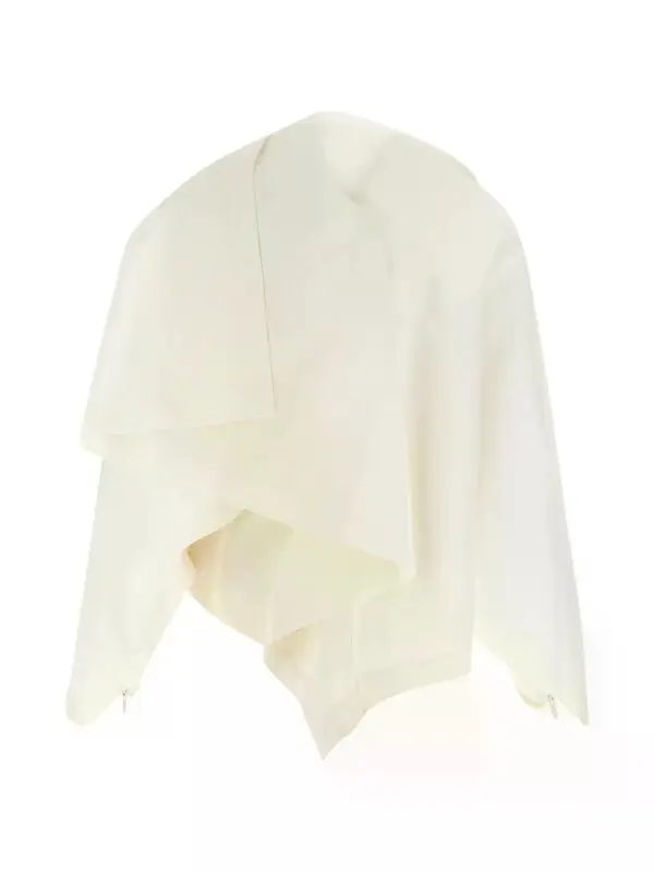 Issey Miyake Asymmetrical Draped Blouse