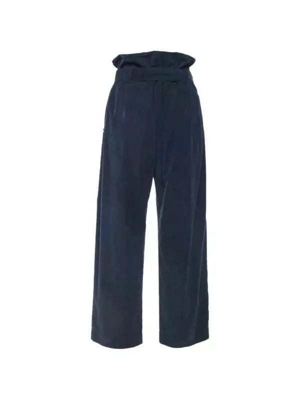 Giorgio Armani Midnight Corduroy Belted Trousers