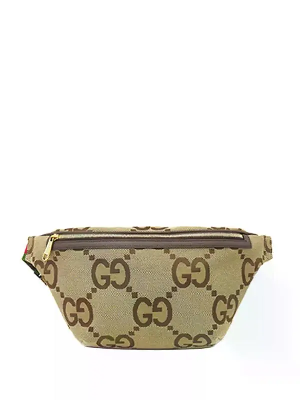 Gucci Jumbo Gg Canvas Web Belt Bag