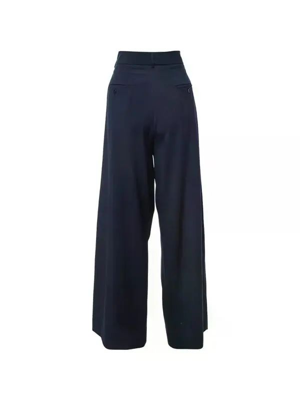 Max Mara Navy Tailored Trousers