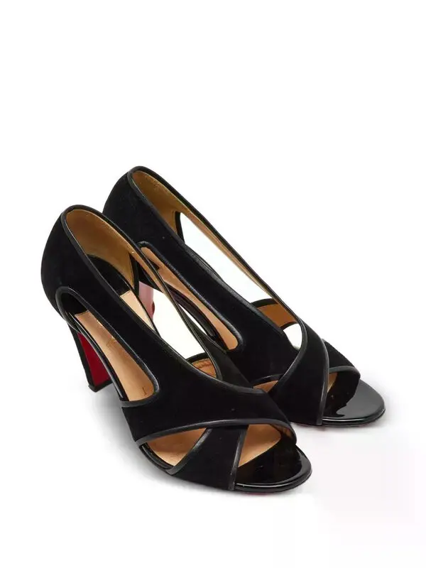 CHRISTIAN LOUBOUTIN Peep-toe Pumps - Black