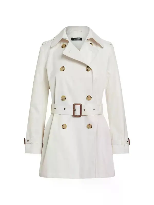 Ralph Lauren Double-breasted Belted Trench Coat - Neutrals