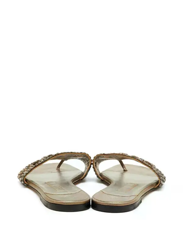 GINA Aurora Crystal-embellished Sandals