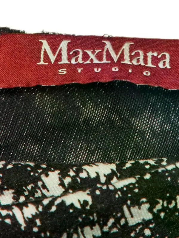 Max Mara Printed Jersey Midi Dress