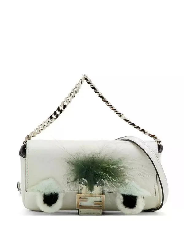 Fendi Micro Baguette Bag - White