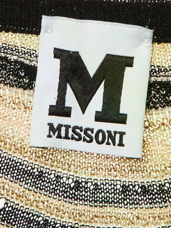 Missoni Wavy-knit Metallic Top