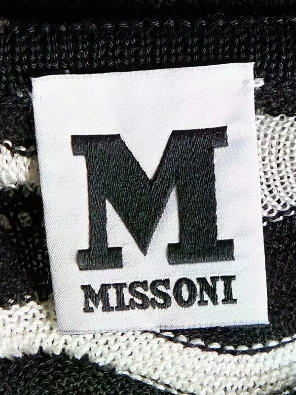 Missoni Monochrome Zigzag-knit Top