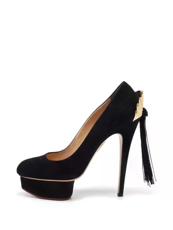CHARLOTTE OLYMPIA Dolly Tassel Platform Pumps - Black