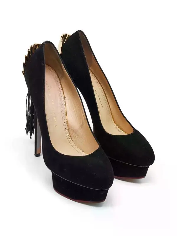 CHARLOTTE OLYMPIA Dolly Tassel Platform Pumps