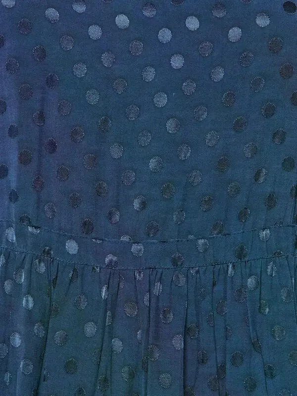 Sandro Polka-dot Crepe Mini Dress