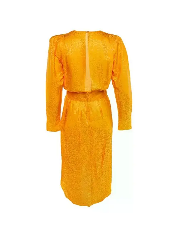 Ronny Kobo Asymmetrical Jacquard Midi Dress