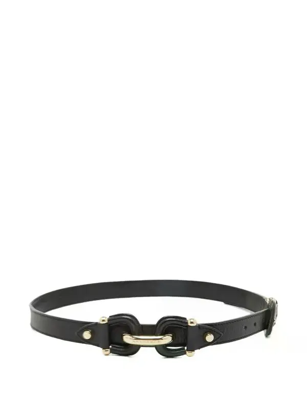 Burberry Buckle Leather Belt