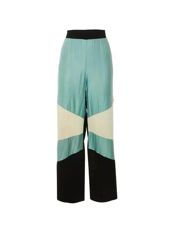 Maje Crepe Wide-leg Trousers - Black