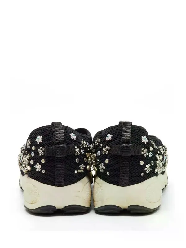 Dior Fusion Crystal Embellished Sneakers - Black