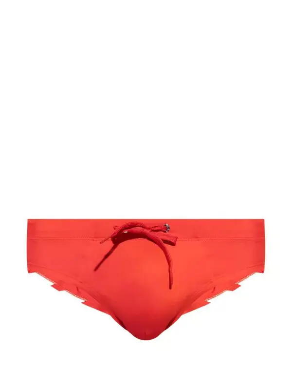 DIESEL® Logo-print Drawstring Briefs - Red