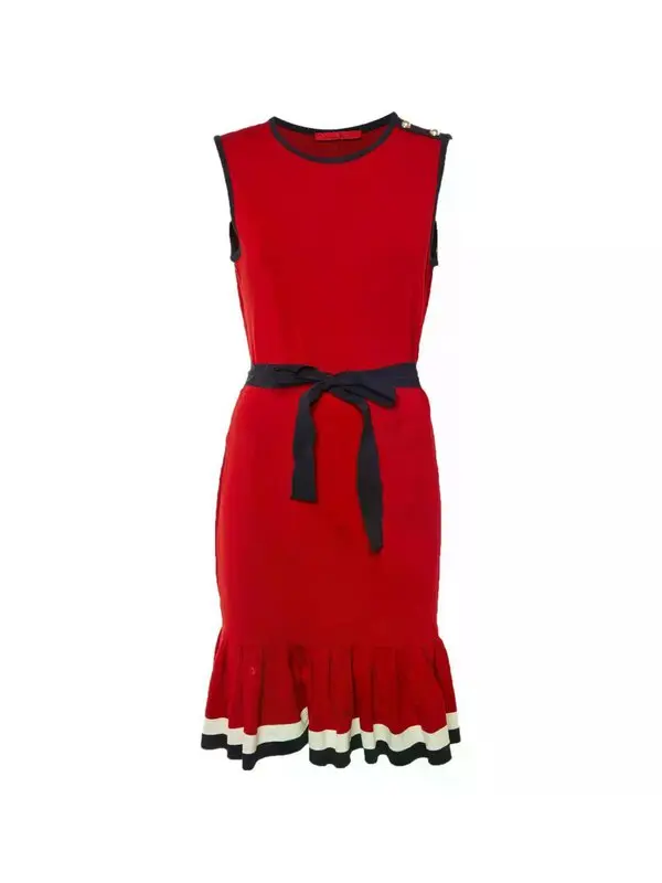 Carolina Herrera Jersey Mini Dress - Red