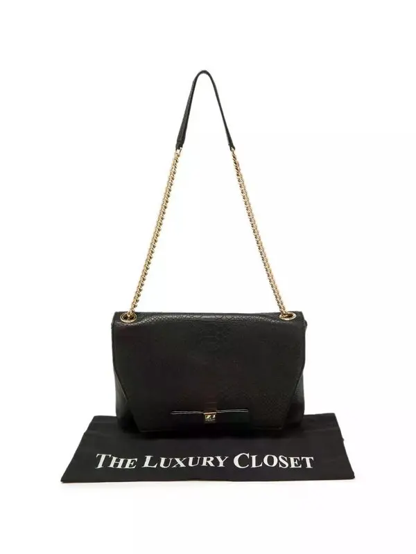 Kate Spade New York Snakeskin-embossed Flap Shoulder Bag