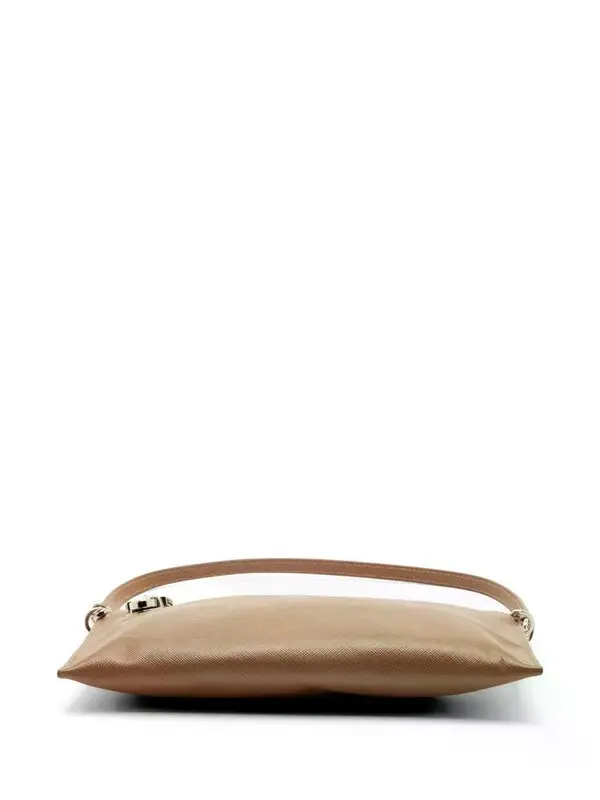 Prada Saffiano Leather Shoulder Bag - Neutrals
