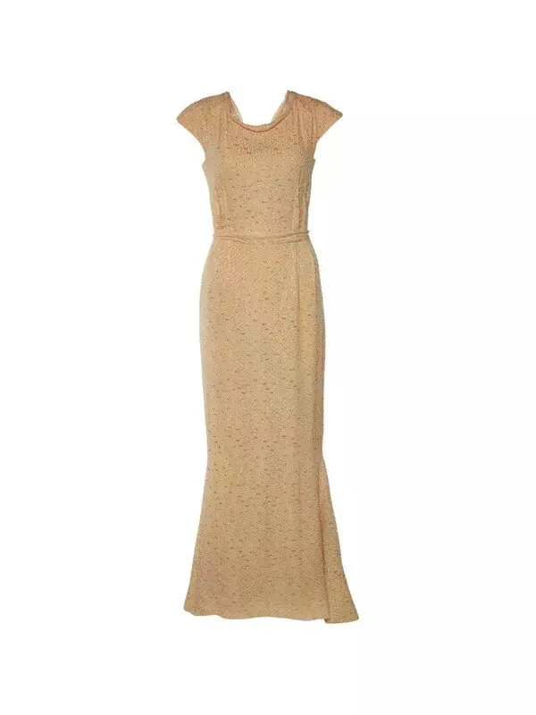 Fendi Cap-sleeve Gown - Neutrals