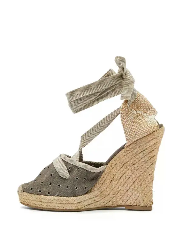 Stella McCartney Ankle-wrap Wedge Pumps