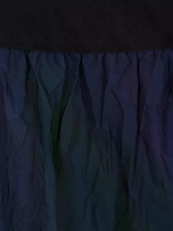 MARIA CALDERARA Crinkled Paint-splatter Skirt