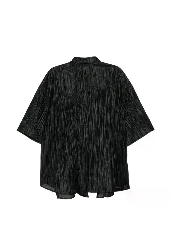 SONGZIO Polyptych Crease-effect Shirt